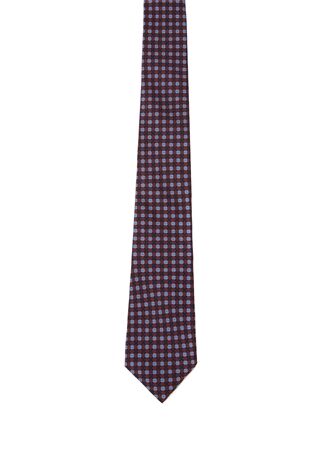 Pal Zileri Erkek Bordo Desenli İpek Kravat EU