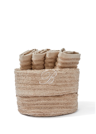 Blumarine Home Kahverengi 4lü El Havlusu Seti