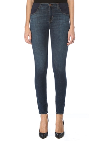 J Brand Kadın Lacivert Dar Paça Jean Pantolon 30 US