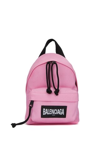 Balenciaga Kadın Pembe Logolu Omuz Çantası EU