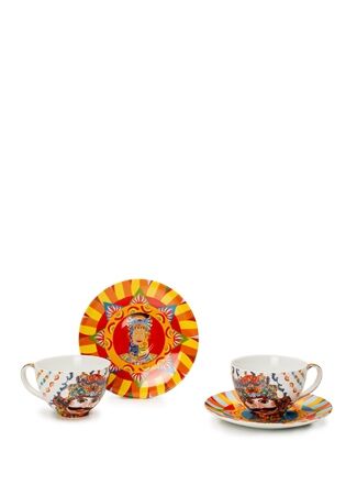 Lamart Mediterrano 2li Porselen Çay Fincan Seti Çok Renkli