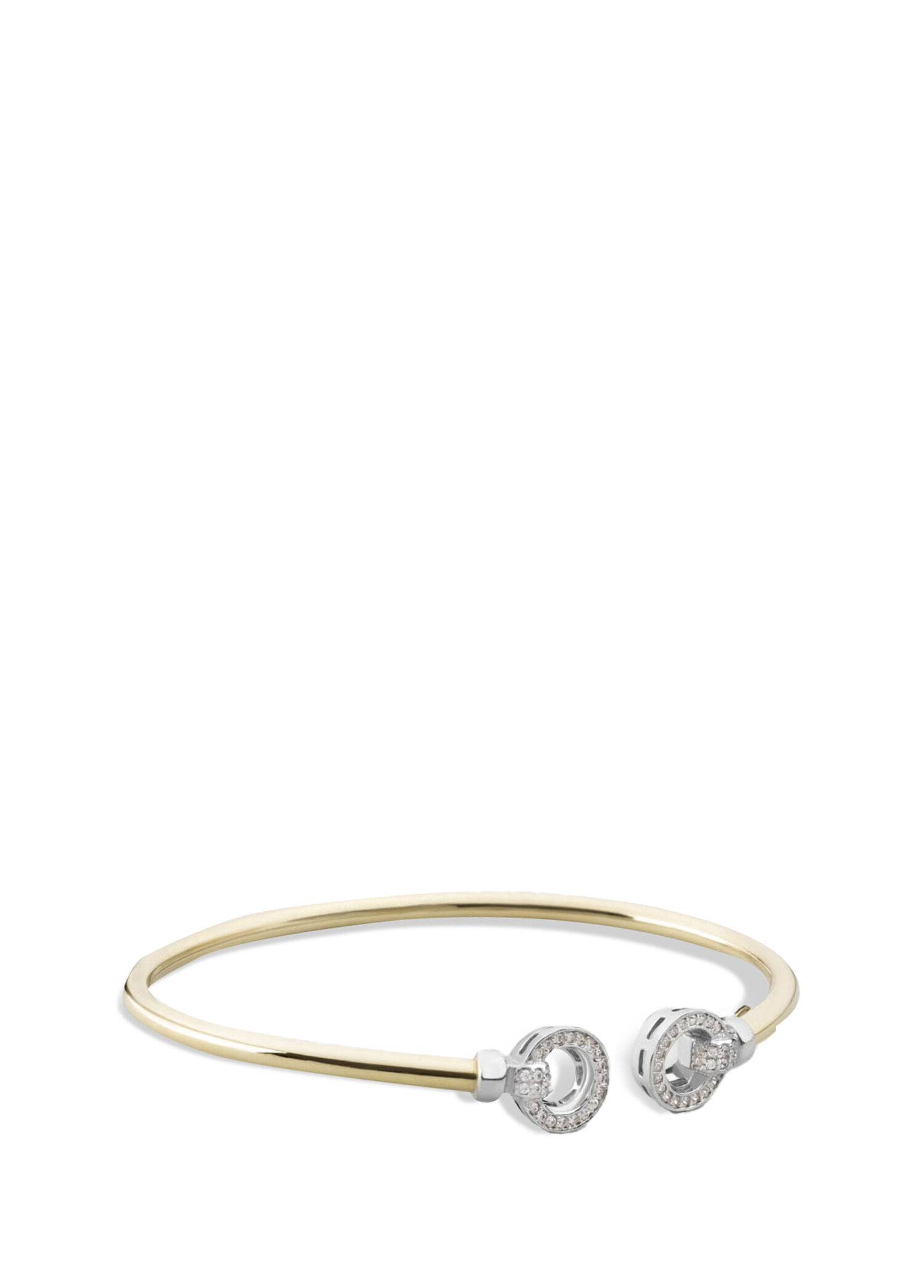 So Chic - Italian Design Handcuff 18K Yellow Gold Plated 925Sterling ...