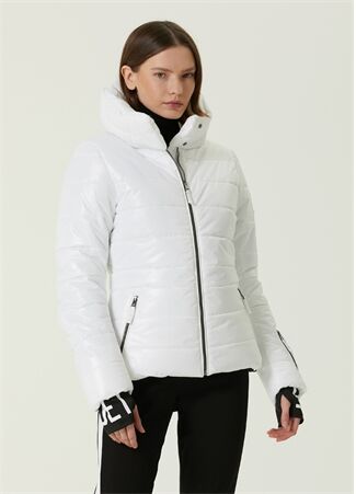 Jet Set Kadın Beyaz Puff Mont US