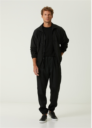 Givenchy Erkek Siyah Logo Nakışlı Mont 48 IT