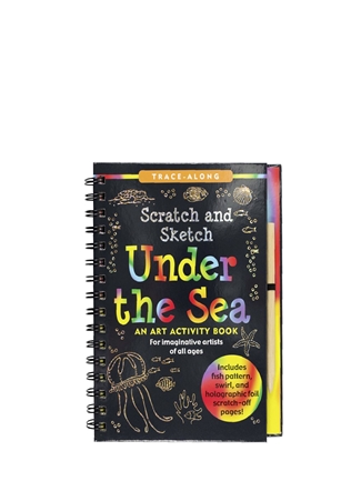 Peter Pauper Press Çocuk Scratch And Sketch Under The Sea Etkinlik Kitabı EU Peter Pauper Press Çocuk Scratch And Sketch Under The Sea Etkinlik Kitabı EU