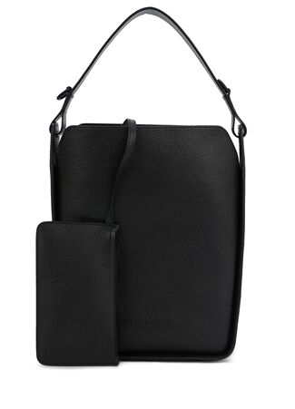 Balenciaga Kadın Siyah Deri Çanta EU