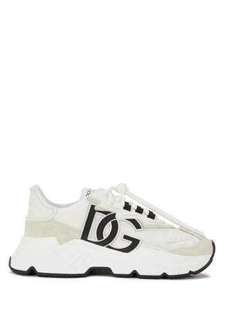 Dolce&Gabbana Kadın Beyaz Logolu Kalın Tabanlı Sneaker 36 EU Dolce&Gabbana Kadın Beyaz Logolu Kalın Tabanlı Sneaker 36 EU