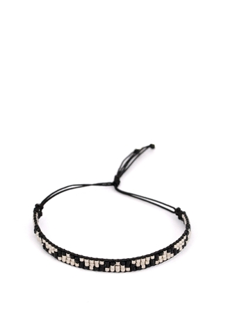 Beadberry Kadın Silver Siyah Boncuklu Bileklik EU Beadberry Kadın Silver Siyah Boncuklu Bileklik EU