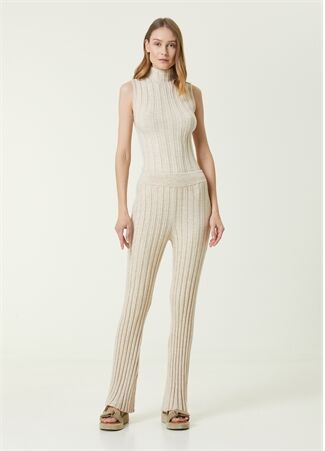 Anine Bing Kadın PANTOLON Bej S EU