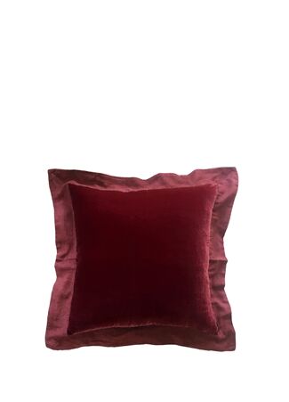 Atölye11 Bordo İpek Kadife Yastık