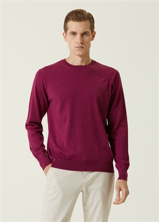 Etro Erkek Şeftali Logo Nakışlı Yün Triko Pembe S EU Etro Erkek Şeftali Logo Nakışlı Yün Triko Pembe S EU