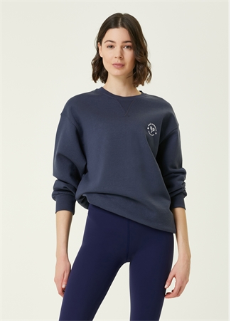 Anais & Margaux Kadın Lacivert Tenis Raketi Nakışlı Sweatshirt S Eu Anais & Margaux Kadın Lacivert Tenis Raketi Nakışlı Sweatshirt S Eu