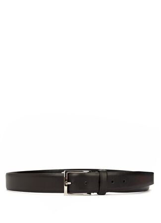 Barrett Erkek Siyah Deri Kemer 90 EU