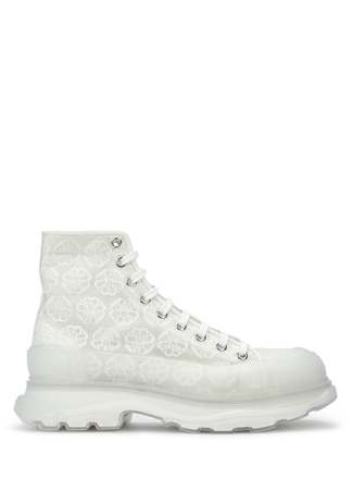 Alexander McQueen Erkek Beyaz Geometrik Desenli Sneaker 40 EU Alexander McQueen Erkek Beyaz Geometrik Desenli Sneaker 40 EU