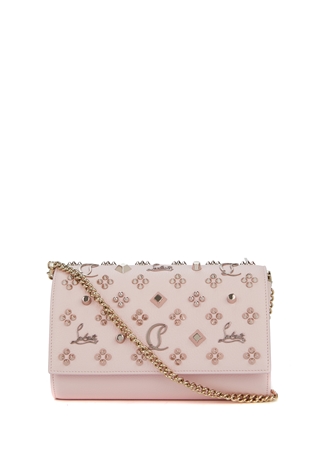 Christian Louboutin Kadın Paloma Altın Rengi Askılı Deri El Portföyü Pembe EU Christian Louboutin Kadın Paloma Altın Rengi Askılı Deri El Portföyü Pembe EU