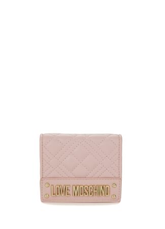 Love Moschino Kadın Pembe Logo Detaylı Cüzdan EU