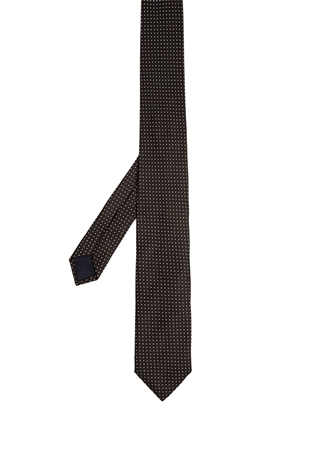 Corneliani Erkek Colorblocked Desenli İpek Kravat EU Corneliani Erkek Colorblocked Desenli İpek Kravat EU