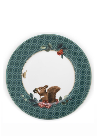 Pip Studio Winter Wonderland Yeşil Porselen Tabak