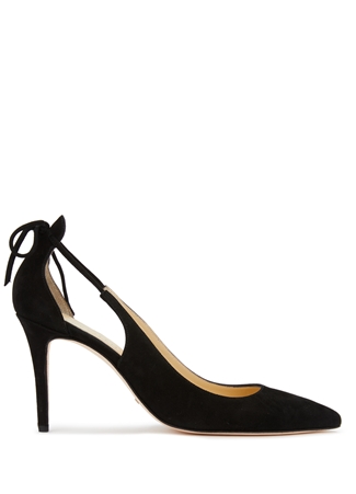 Beymen Collection Kadın Siyah Arkası Fiyonk Detaylı Süet Stiletto 38 Beymen Collection Kadın Siyah Arkası Fiyonk Detaylı Süet Stiletto 38