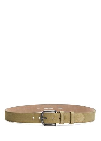 George Hogg Erkek Yeşil Süet Kemer 0 Eu