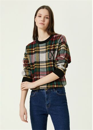 Network Kadın Basic Fit Siyah Bej Kazak XS EU Network Kadın Basic Fit Siyah Bej Kazak XS EU