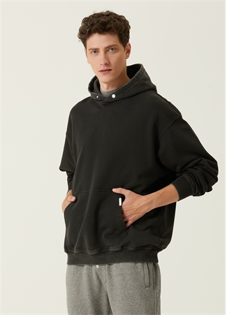 Represent Erkek Antrasit Kapüşonlu Sweatshirt Siyah L EU Represent Erkek Antrasit Kapüşonlu Sweatshirt Siyah L EU