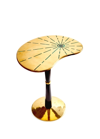 Jonathan Adler Kidney Kismet Gold Geometrik Formlu Sehpa Altın Rengi Jonathan Adler Kidney Kismet Gold Geometrik Formlu Sehpa Altın Rengi