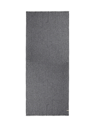 Beymen Hediye Kadın Siyah Beyaz Kazayağı Desenli Şal EU