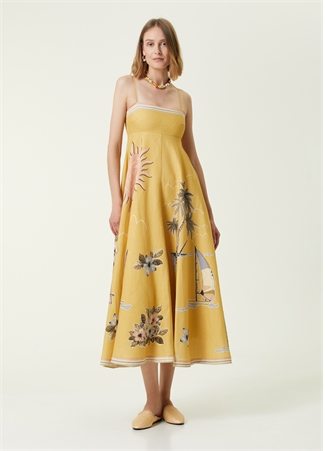 Alemais Kadın Elbise Sarı 6 Us Alemais Kadın Elbise Sarı 6 Us