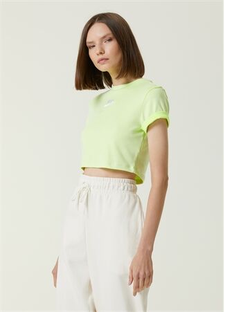 Nike Kadın NSW Air Yeşil Crop T-shirt XS EU