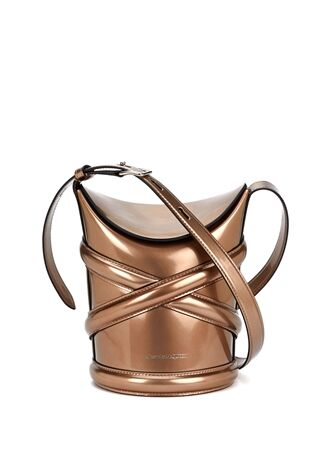 Alexander Mcqueen Kadın Gold Deri Omuz Çantası Altın Rengi Eu