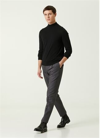 Pal Zileri Erkek Antrasit Pilili Pantolon Gri 54 IT