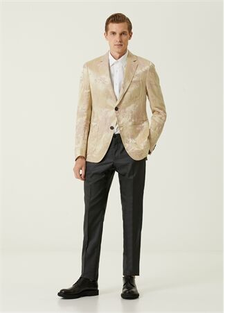 Palzileri Lab Erkek Antrasit Çizgi Dokulu Pantolon Gri 52 IT