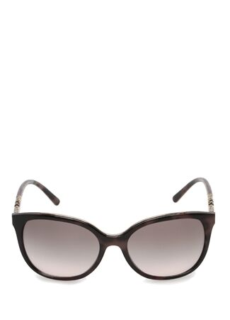 Burberry Kadın Siyah Logo Detaylı Güneş Gözlüğü 54 EU