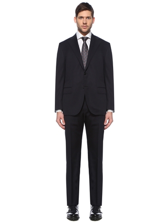 Corneliani Erkek Lacivert Yün Takım Elbise 48 IT Corneliani Erkek Lacivert Yün Takım Elbise 48 IT
