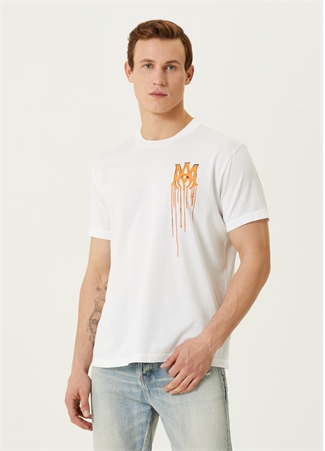 Amiri Erkek Beyaz Logo Baskılı T-shirt S EU Amiri Erkek Beyaz Logo Baskılı T-shirt S EU