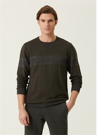 Network Erkek Slim Fit Antrasit Kazak Gri XS EU Network Erkek Slim Fit Antrasit Kazak Gri XS EU