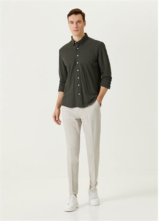 Network Erkek Comfort Fit Bej Pantolon 46 EU