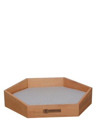 Wood&Tail Hexa Bed Medium Kedi Köpek Yatağı Kahverengi M EU Wood&Tail Hexa Bed Medium Kedi Köpek Yatağı Kahverengi M EU