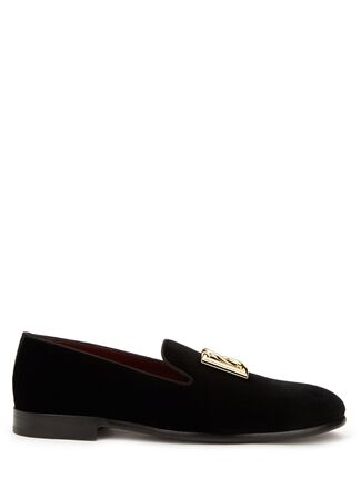 Dolce&Gabbana Erkek Siyah Logo Tokalı Loafer 39 EU