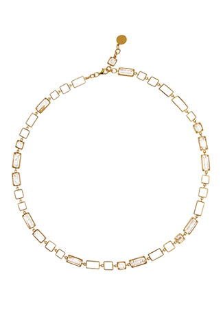 Fidelle Kadın Gold Kuvars Taşlı Kolye Altın Rengi EU Fidelle Kadın Gold Kuvars Taşlı Kolye Altın Rengi EU