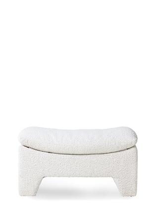 Hk Living Retro Krem Dokulu Puf Bej Hk Living Retro Krem Dokulu Puf Bej