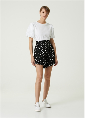 Beymen Club Kadın Siyah Puantiyeli Volan Detaylı Şort 34 Beymen Club Kadın Siyah Puantiyeli Volan Detaylı Şort 34