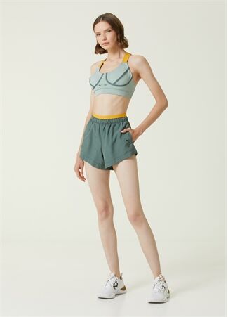 Puma Kadın x First Mile Woven Yeşil Şort S EU