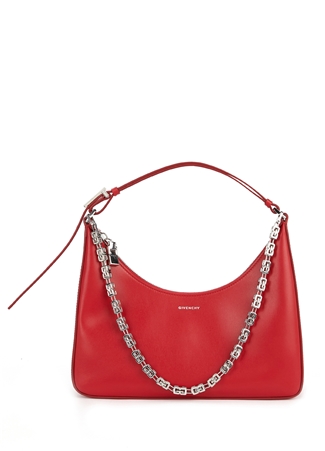 Givenchy Kadın Small Cut Out Kırmızı Deri Omuz Çantası EU