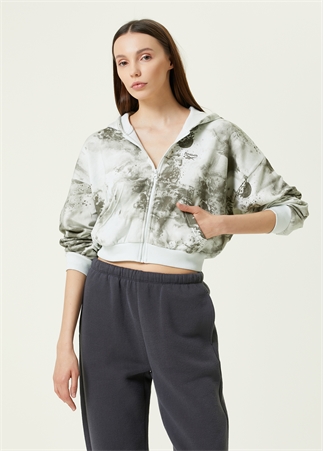 Reebok Kadın Classics Cloud Splatter Yeşil Kapüşonlu Sweatshirt S Eu Reebok Kadın Classics Cloud Splatter Yeşil Kapüşonlu Sweatshirt S Eu