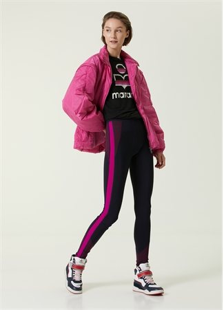 Etoile Isabel Marant Kadın Tiso Siyah Bloklu Tayt S EU