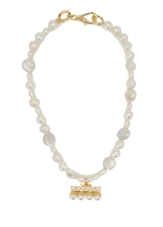 Beymen Club Kadın Etnik Uç Detaylı İnci Kolye Altın Rengi EU