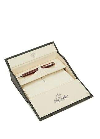 Pineider Erkek Siyah Kırmızı Desenli Kalem EU