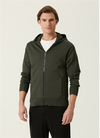 Network Erkek Slim Fit Haki Hırka S EU Network Erkek Slim Fit Haki Hırka S EU